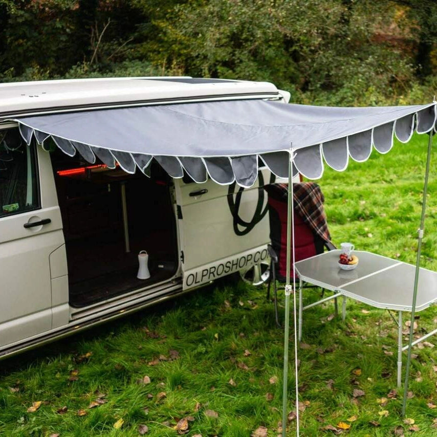 OLPRO Retro Campervan Shade Canopy - Charcoal – Outdoor Roadie