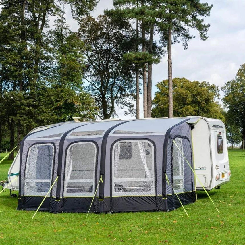 OLPRO View 420 Caravan Inflatable Porch Awning With Porch Extension ...